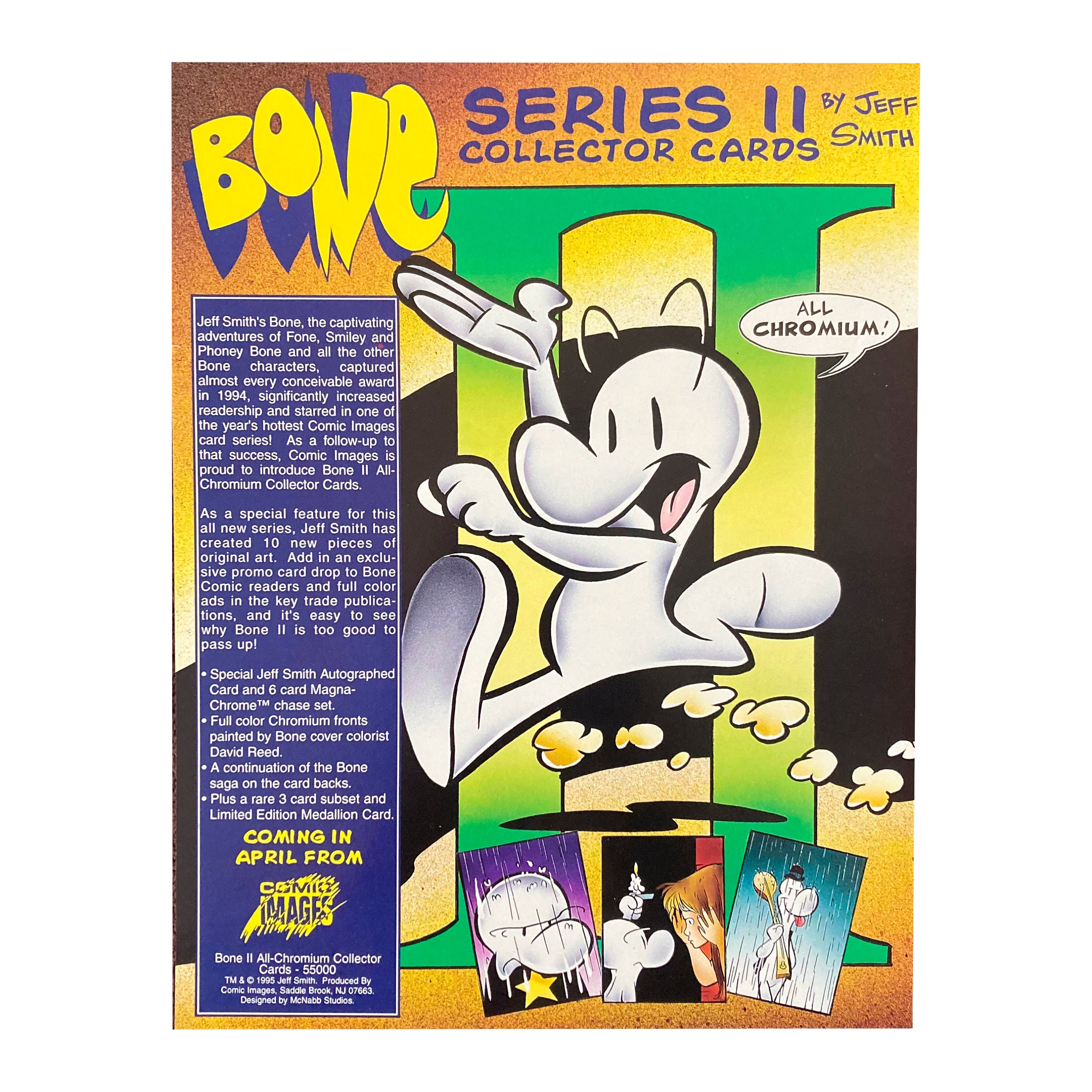 Bone Series II by Jeff Smith Trading Card Promo Sheet. - Etsy