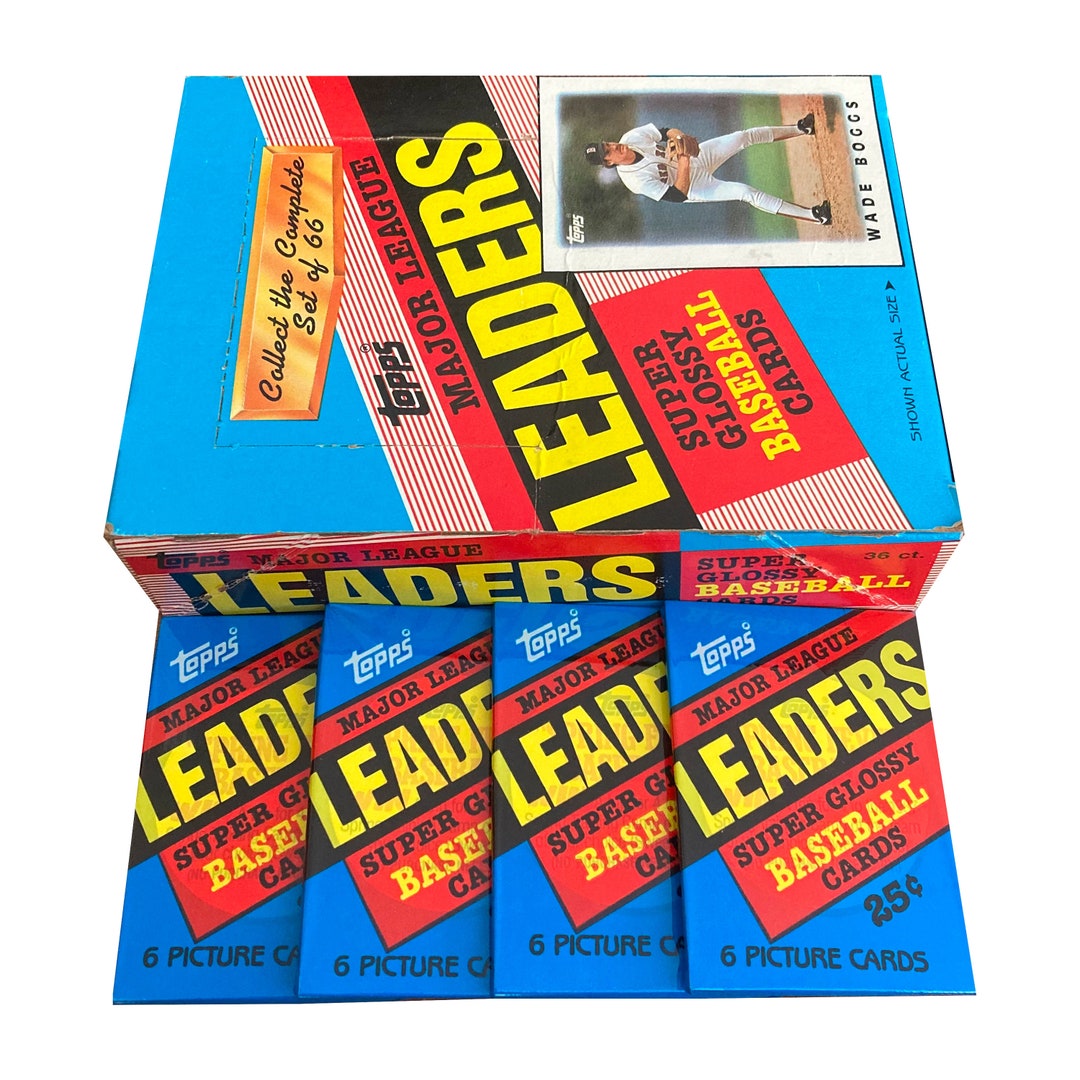 4 Packs of 1986 Topps League Leaders Mini Baseball Cards. 6 Super ...