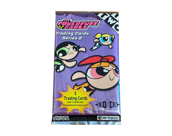 1 Pack of Powerpuff Girls Series 2 Trading Cards. 5 Cards + 1 ...