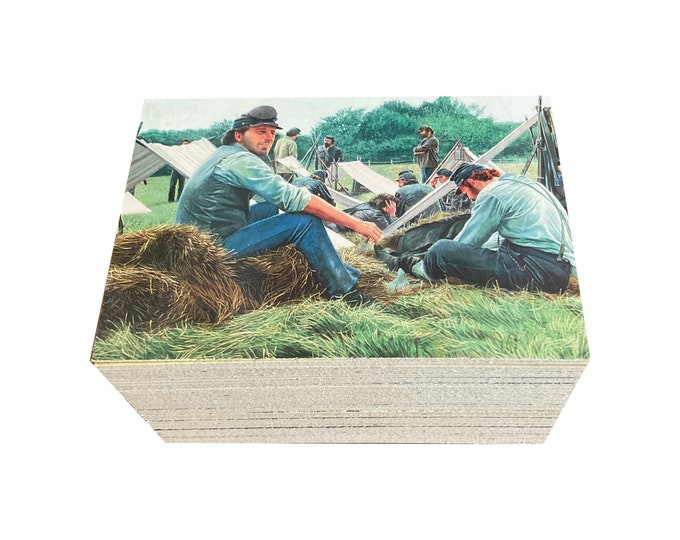 The Blue and the Gray Complete Set of 72 Vintage Trading Cards in ...