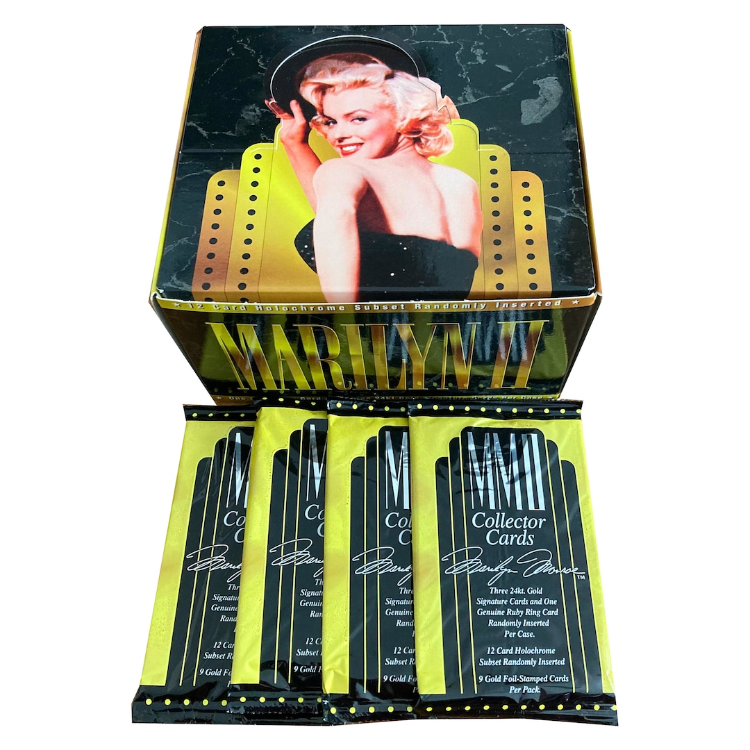 4 Packs of Marilyn Monroe Series II Vintage Trading Cards. 9 Foil ...