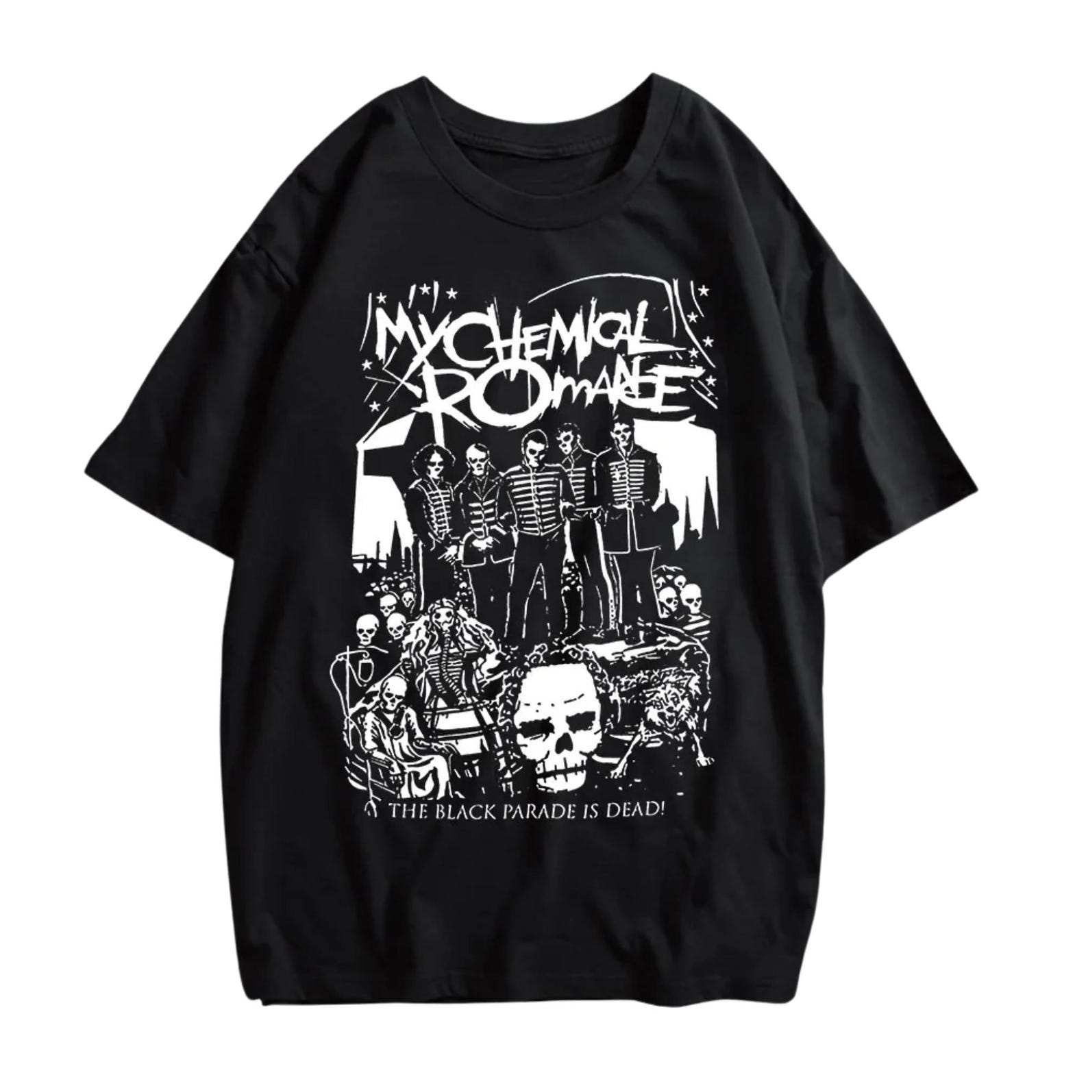 Emo Band T- Shirt, Gothic Shirt Alternative 90s Aesthetic Clothing ...