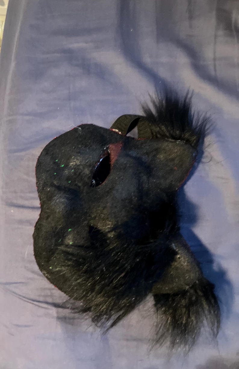 Emo/scean Furry/therian Cat Mask - Etsy