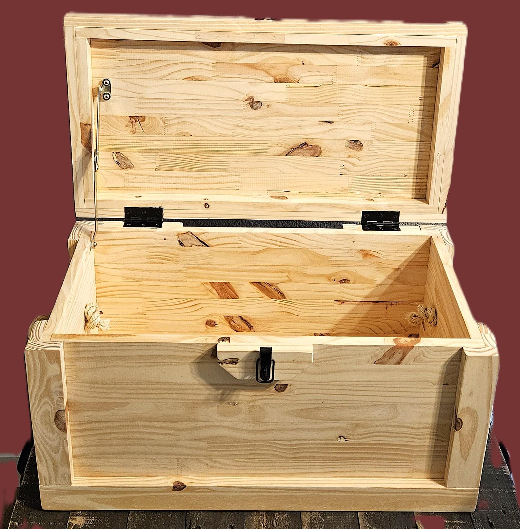 Footlocker, Trunk, Chest, Wood Chest, Wood Trunk, Storage Locker ...