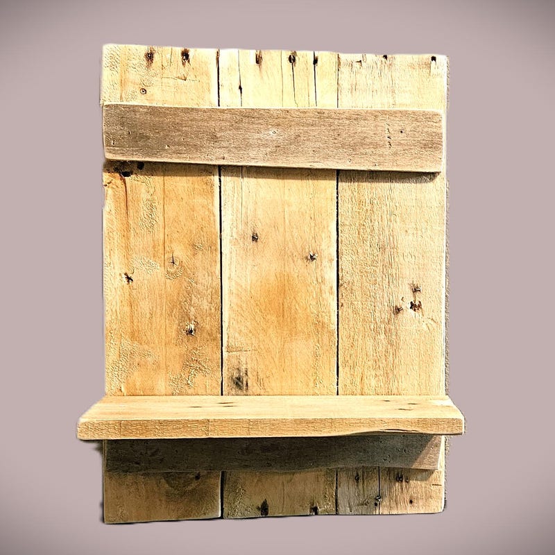 Rustic Wood Shelf - Etsy
