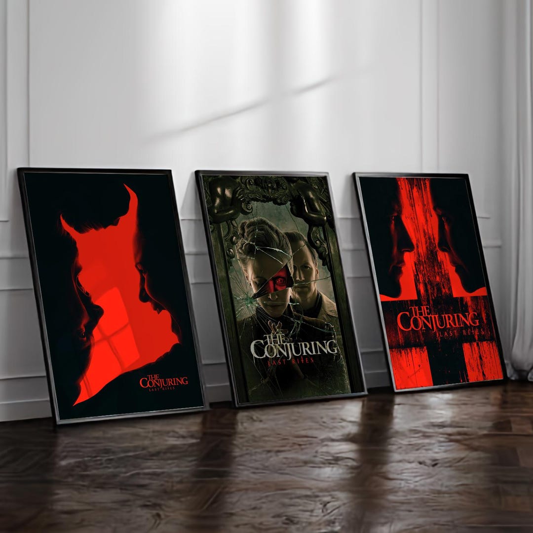 The Conjuring Last Rites Movie Poster-high Quality Canvas Movie Poster ...