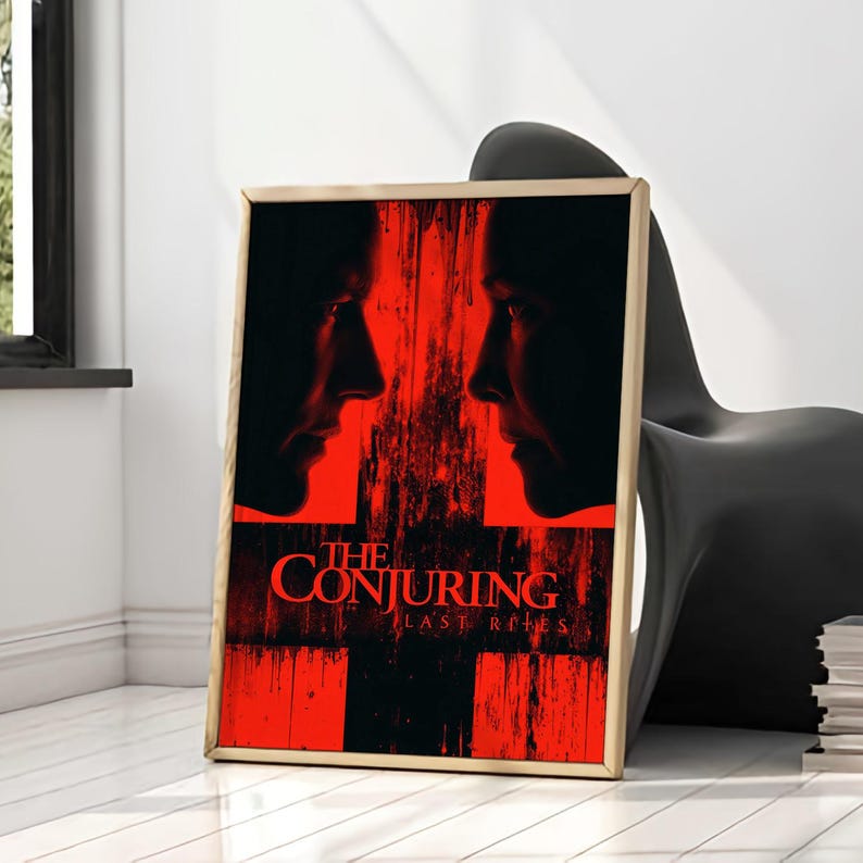 The Conjuring Last Rites Movie Poster-high Quality Canvas Movie Poster ...
