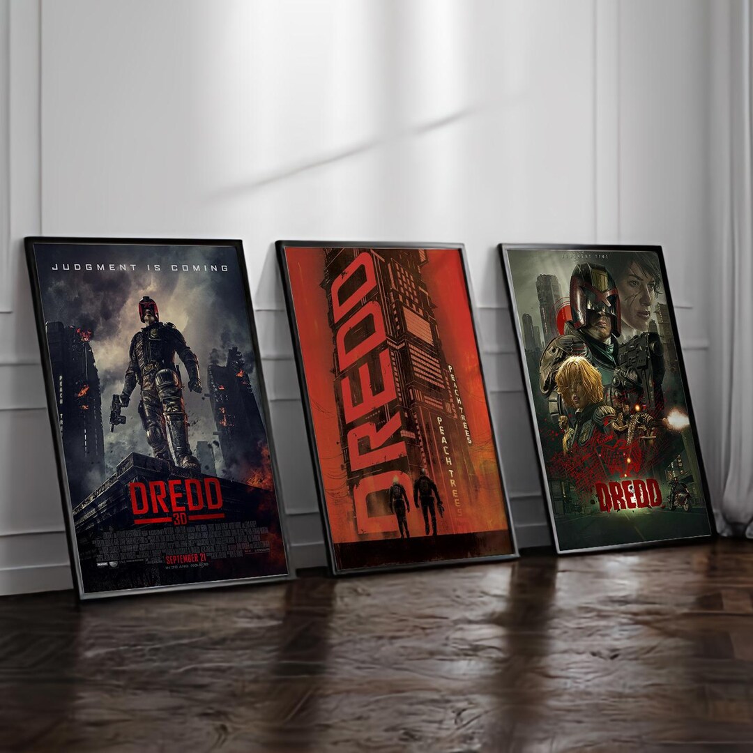 Dredd Movie Poster-high Quality Canvas Movie Poster - Wall Art-home ...