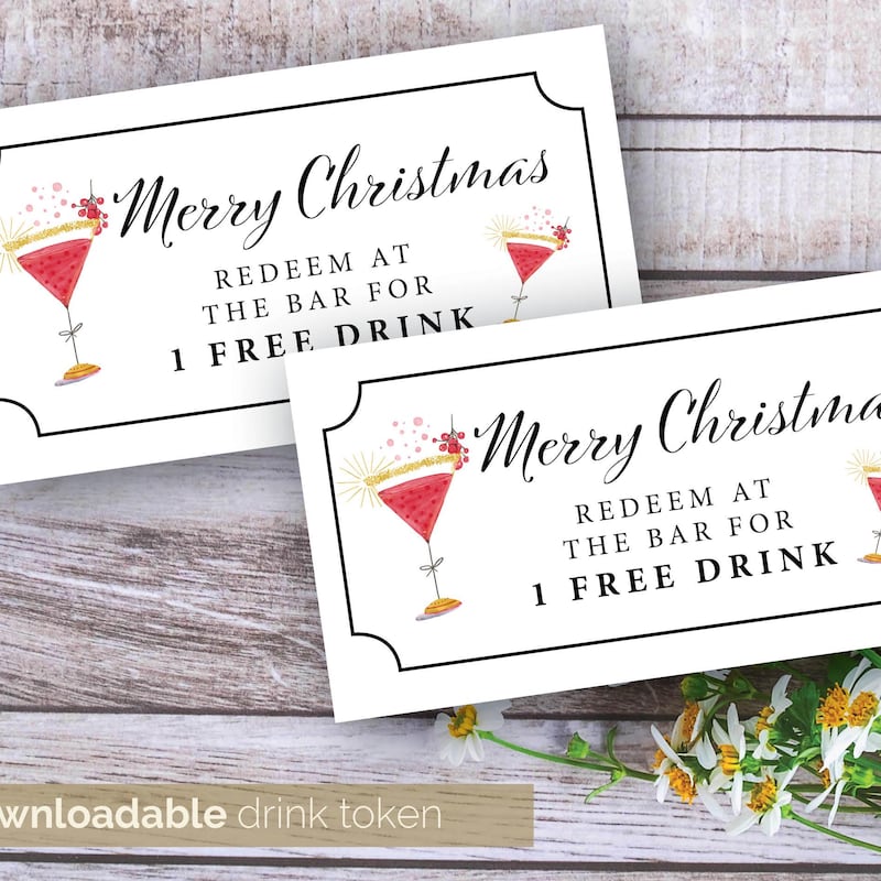 Cocktail Drink Tokens - Etsy UK