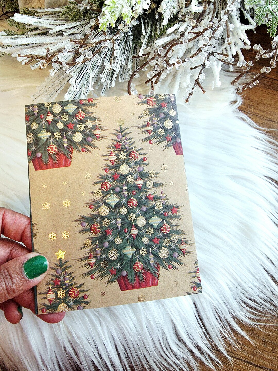 Christmas Holiday Note Card Set: Blank Stationery Gift. - Etsy
