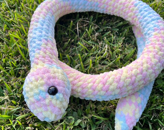 5 Foot Long Crochet Snakes - Etsy