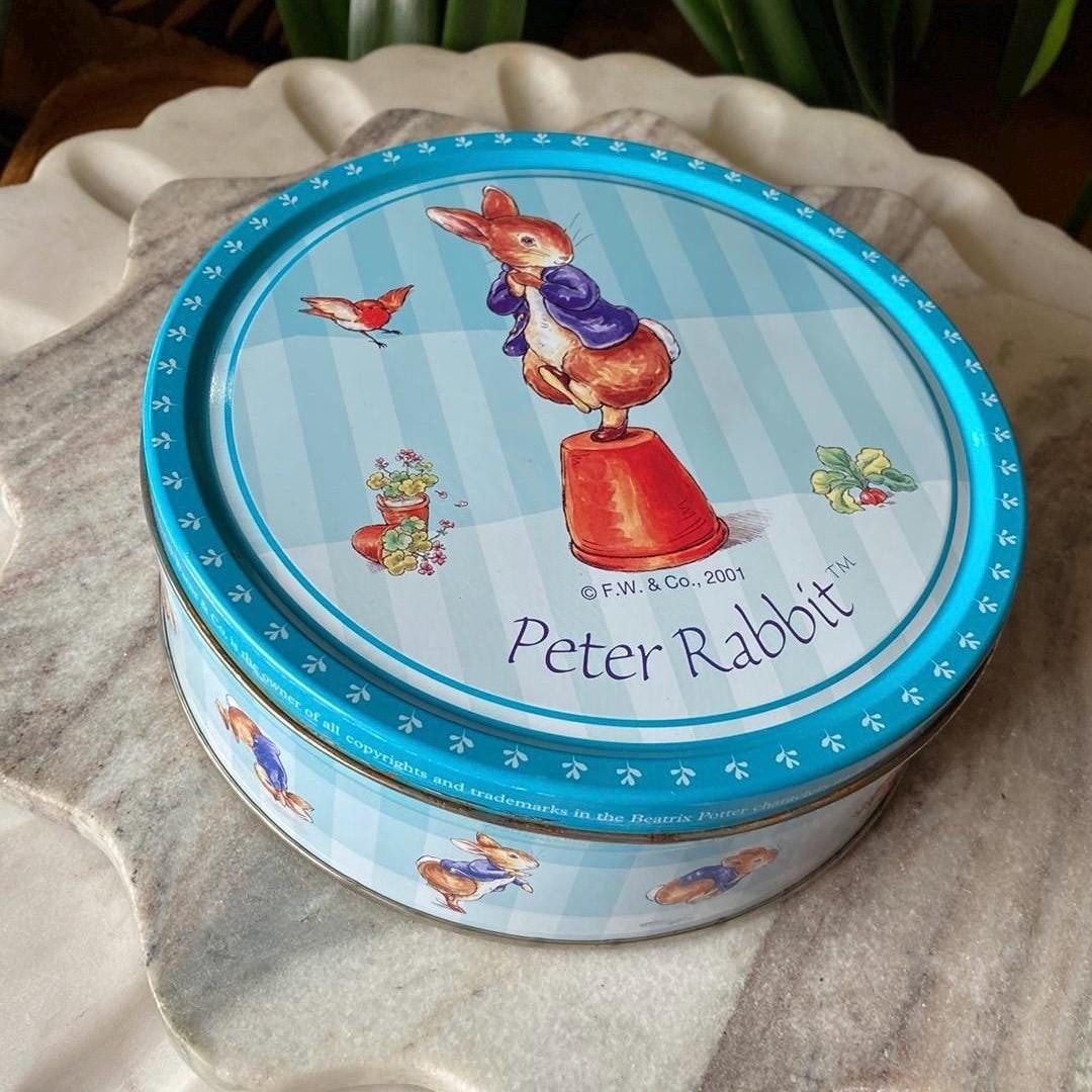 Vintage Peter Rabbit Beatrix Potter F.W. & Co Tin Canister - 2001 ...