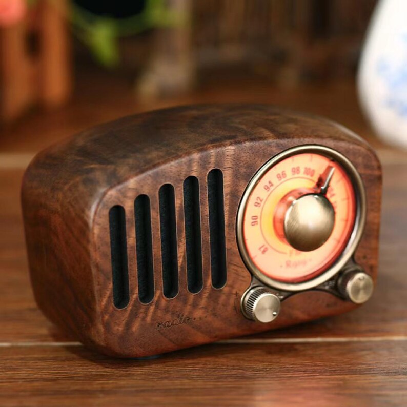 Customized Retro Portable Speaker - Etsy