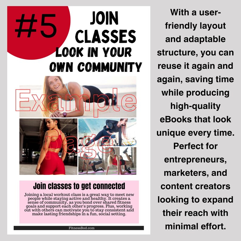 E-book Template, Digital Download, Editable Ebook, Canva Template, DIY ...