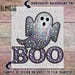 Boo Ghost Faux Iridescent Rhinestones - PNG Digital Download - Shirts ...