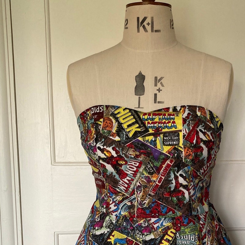 Comic Book Dress - Etsy UK
