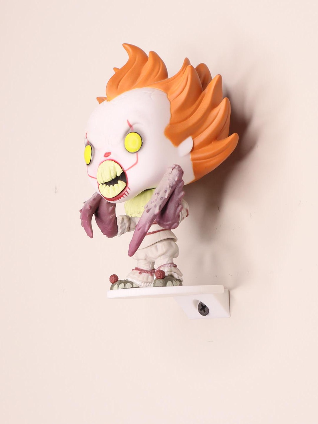 Pop! Figure Wall Mounted Display Stand - 3D Printed, Custom Design ...