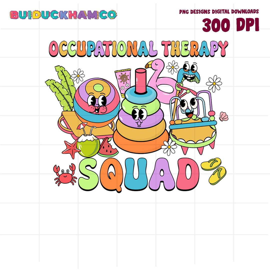 Occupational Therapy Squad Png, OT Summer Vacation Png, OT Team Png, Ot ...