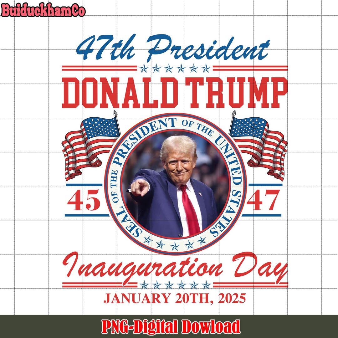 Donald Trump Inauguration Day 2025 Png, 47th US President Inauguration ...