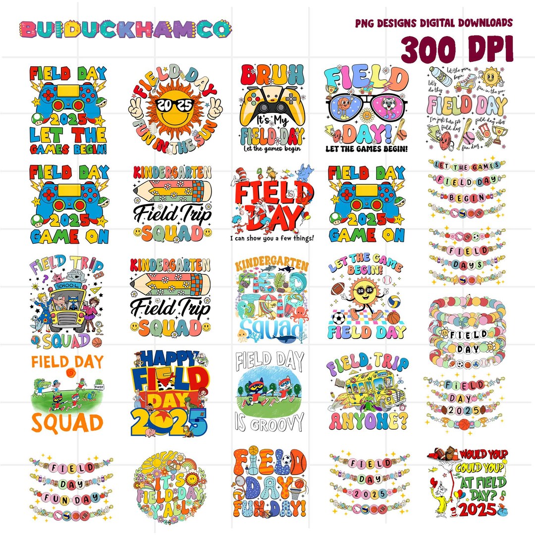 25+ Field Day Bundle Png, Magic School Bus Png, Teacher Png, Bracelet ...