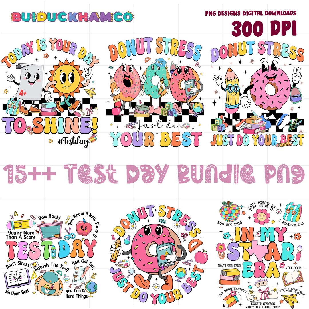 15+ Test Day Bundle Png, in My Staar Era Png, Test Day Png, Testing Png ...