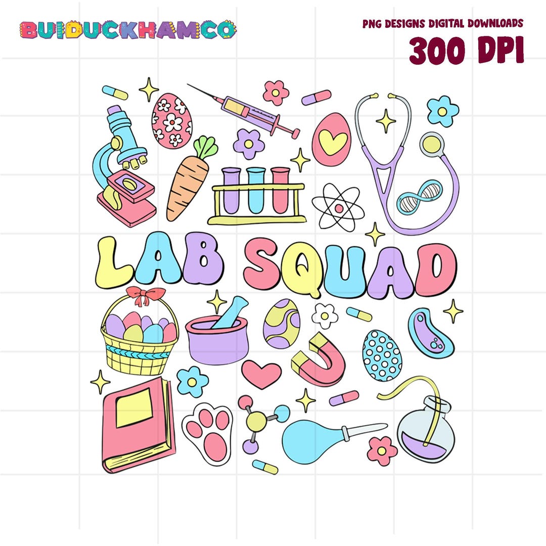 Lab Tech Easter Png, Lab Squad Bunnies Png, Lab Week 2025 Png, Lab Team ...