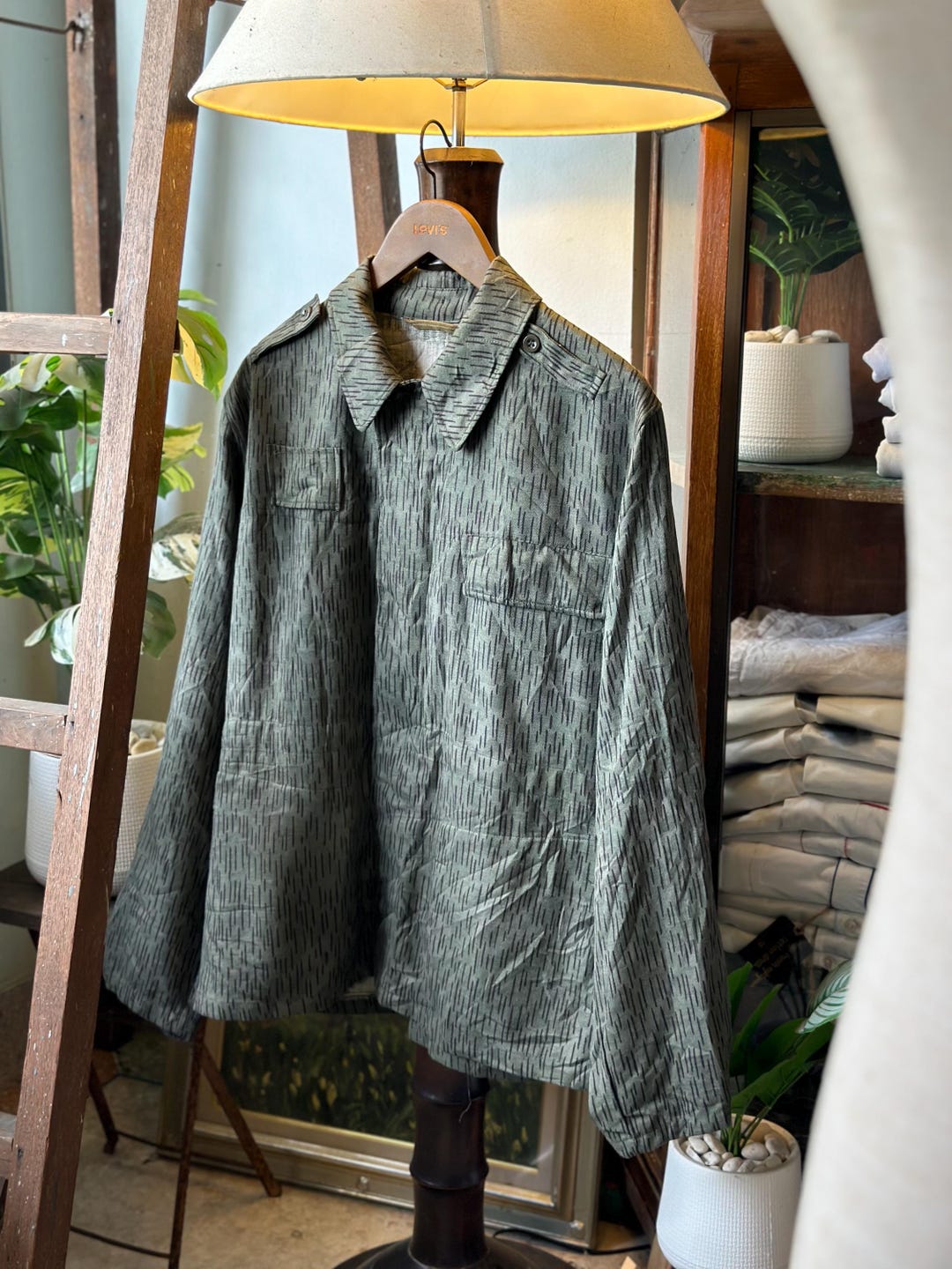 Dead Stock M60 Field Rain Drop Camo 1980s Czech Army Combat Cotton ...