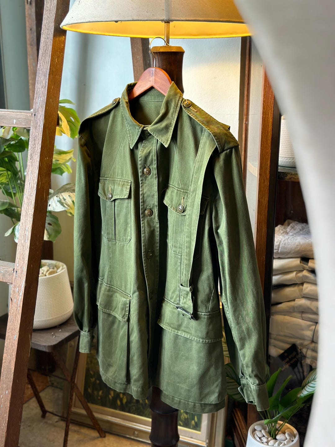 1960s Canadian Army Over-green Summer Bush Cotton Jacket - Etsy