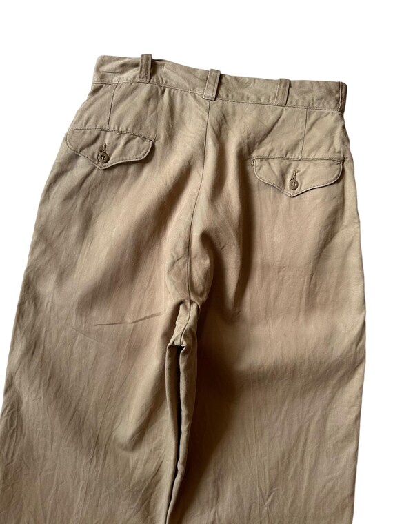1960‘s Us Army khaki cotton pants Type II silver Rapi… - Gem