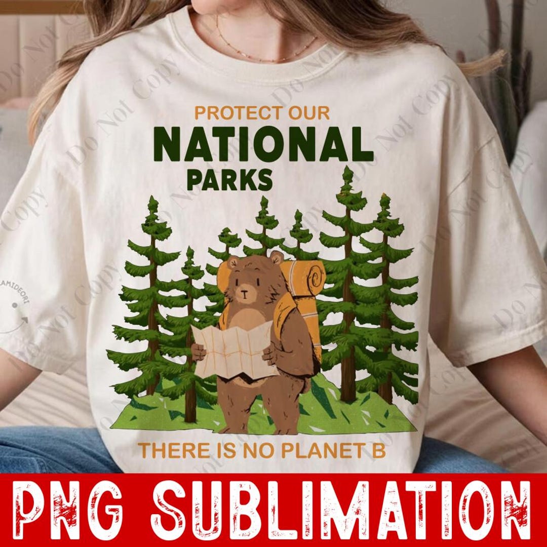 Vintage Protect Our National Parks Png, Funny Hiking Png, Nature Lover ...