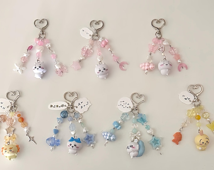 Chiikawa Mini Keychains - Etsy