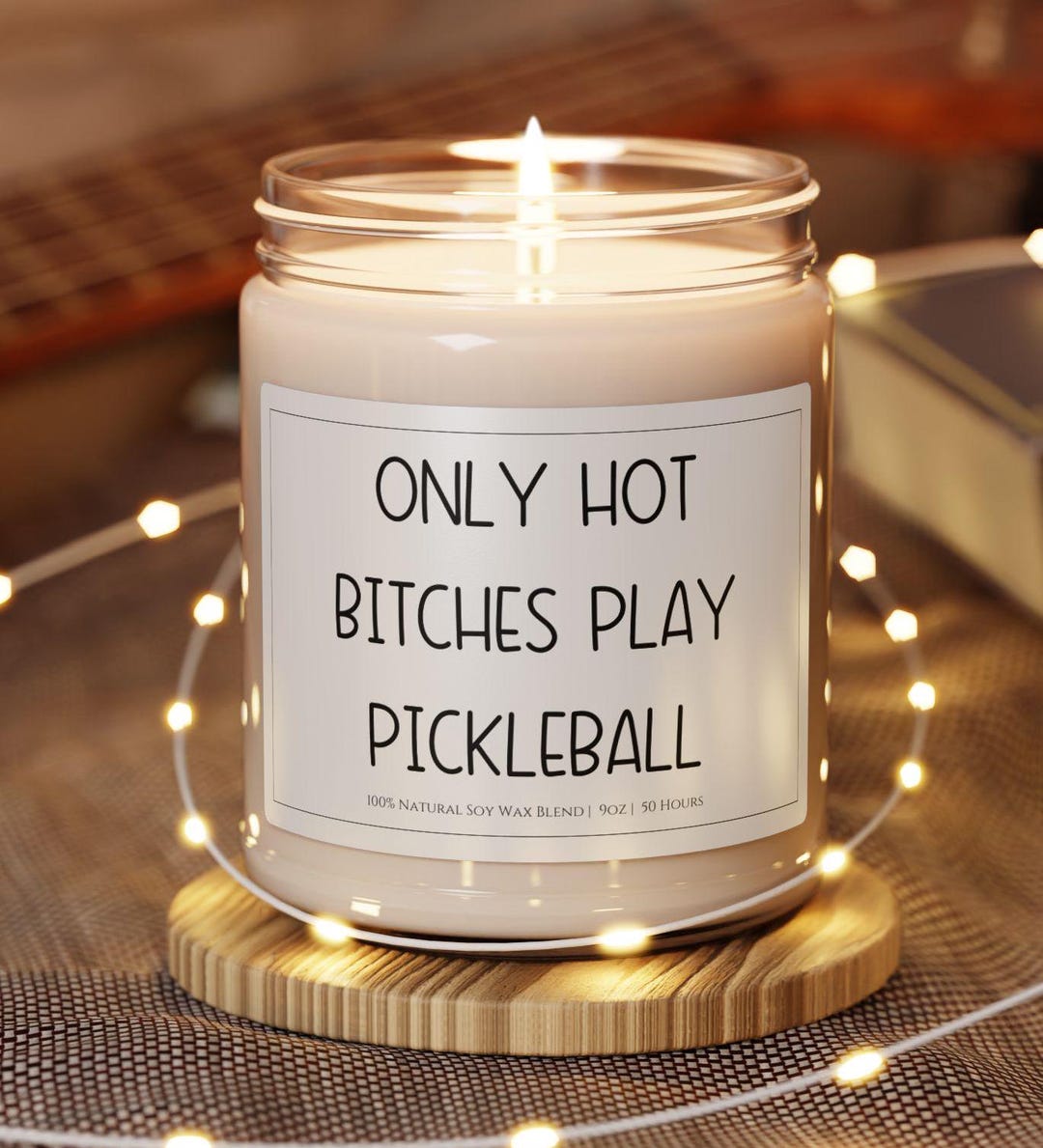 Funny Pickleball Candle, Pickleball Gifts, Unique Sports Candle, Funny ...