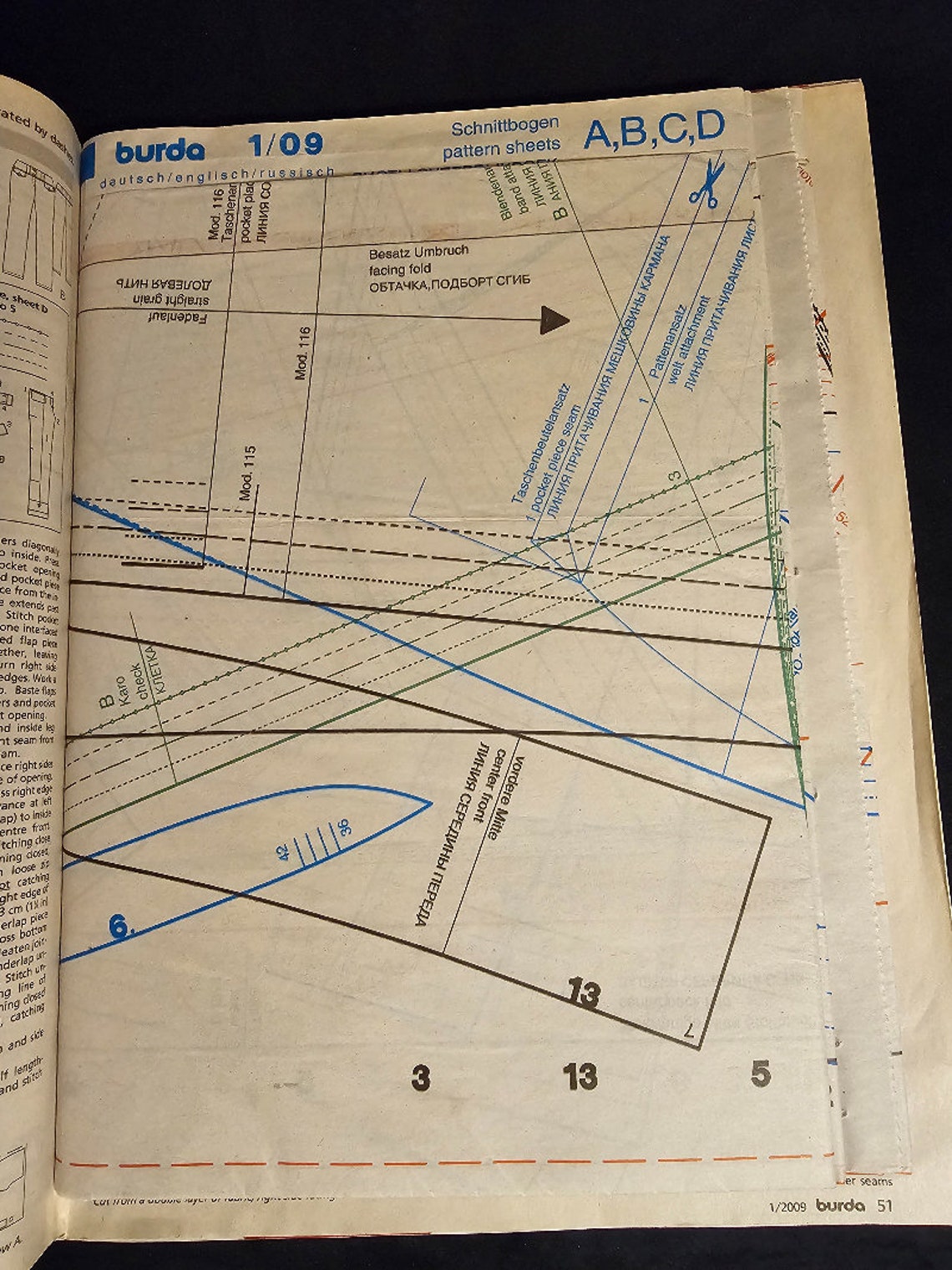 Burda Fashion Sewing Magazine Complete WITH Uncut Paper Patterns in ...