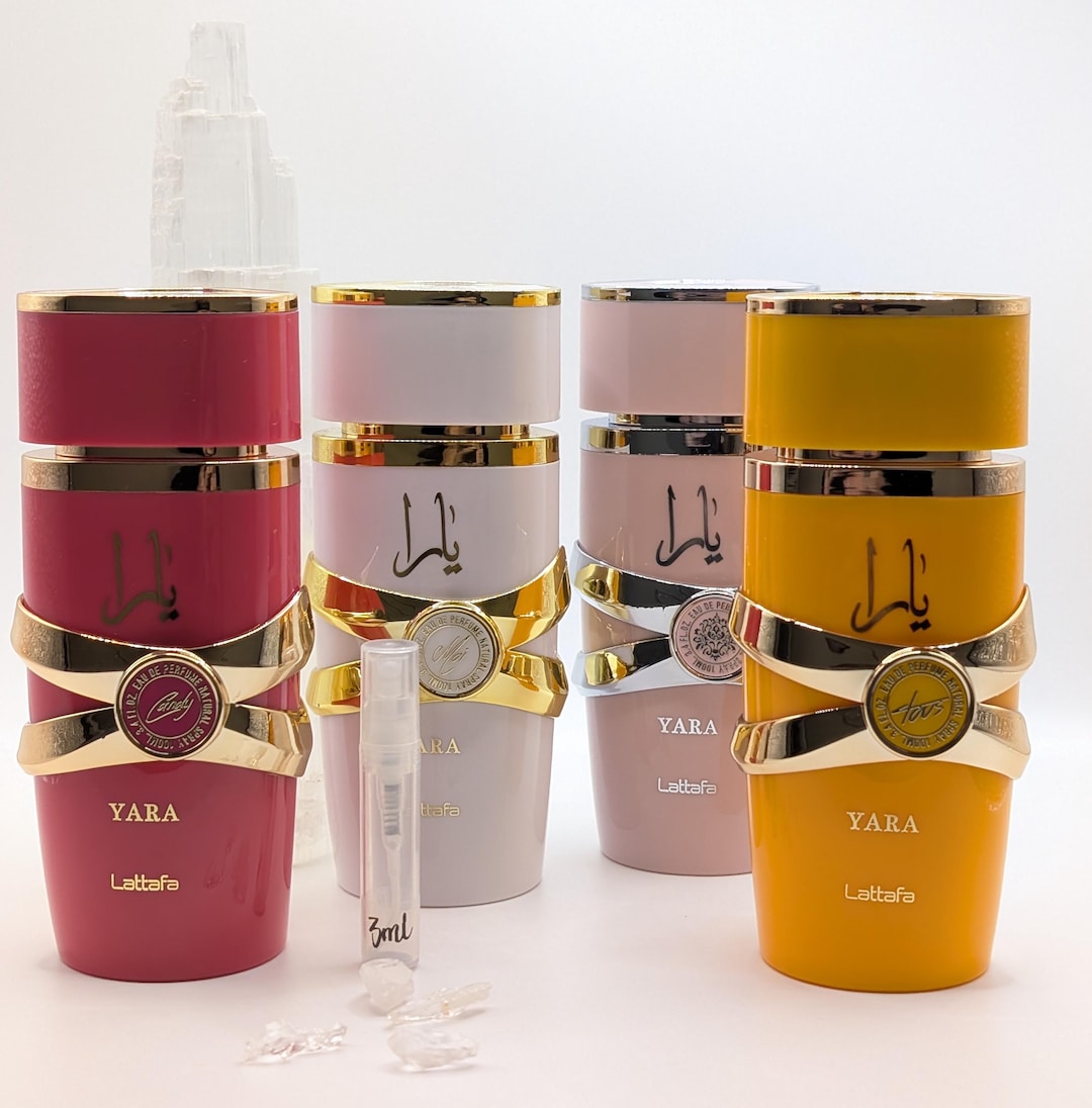 3ml Lattafa Yara Complete Set:yara Candy Yara Pink, Moi, and Tous ...