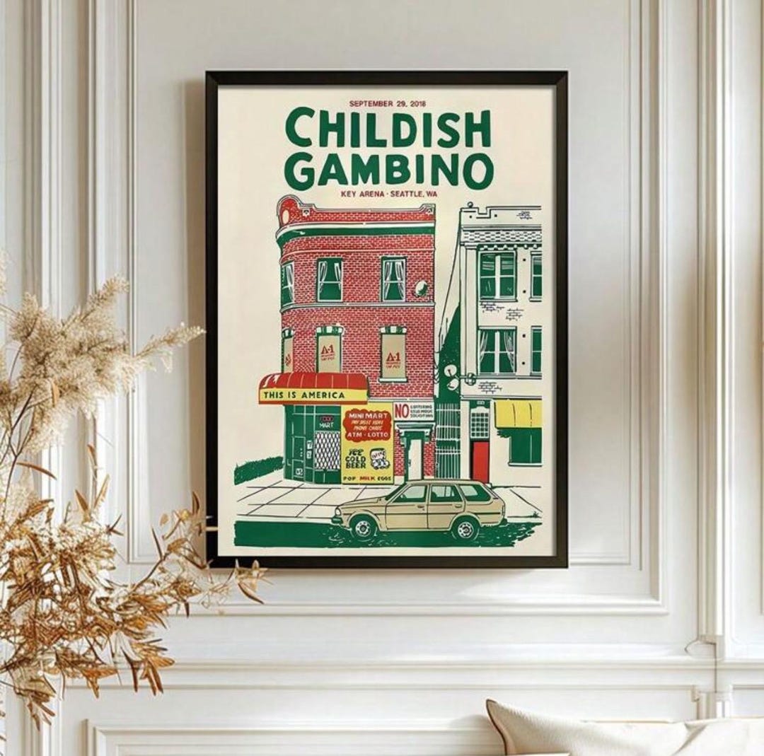 Childish Gambino Rap Art Print Vintage Comic Music Pop Culture Rnb ...