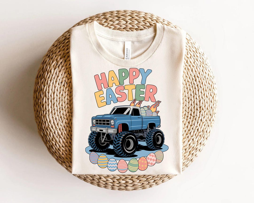 Easter Monster Truck Png, Monster Truck Easter Day Sublimation Png ...