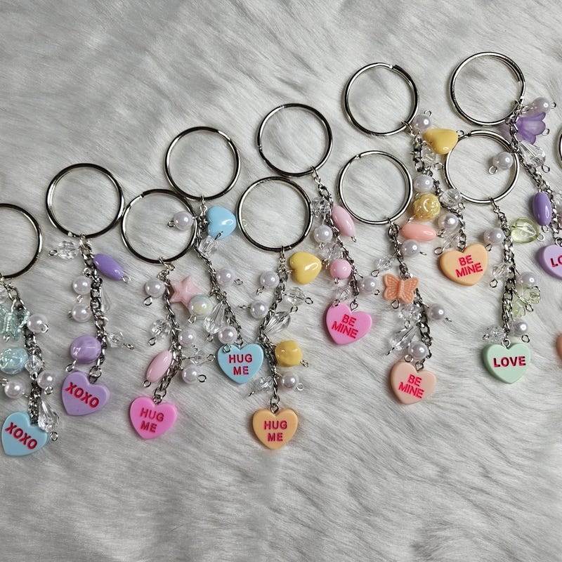 Candy Keychain - Etsy