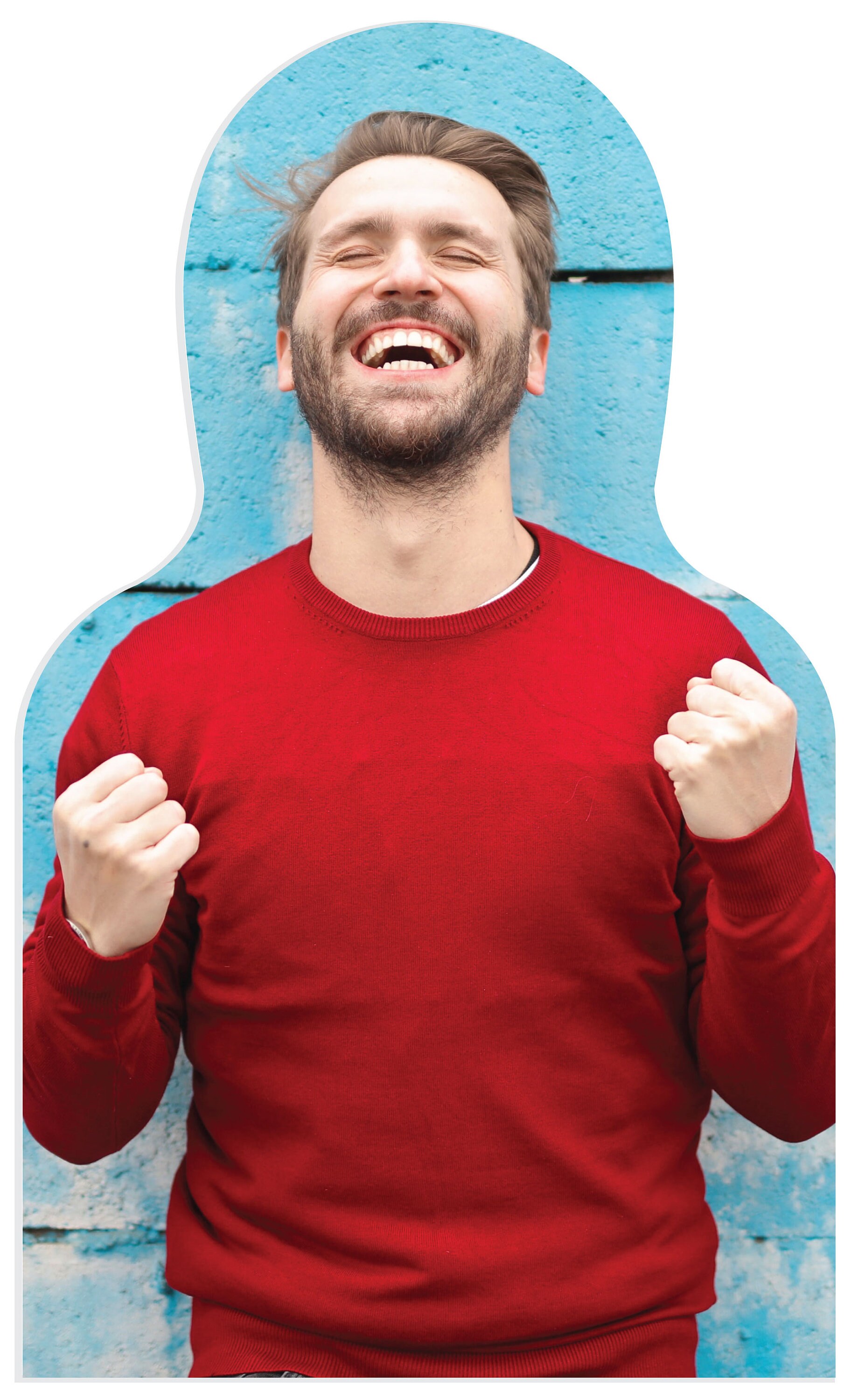 Fan in the Stands. Photo Cutout - Be There Even If You Can't Be. - Etsy