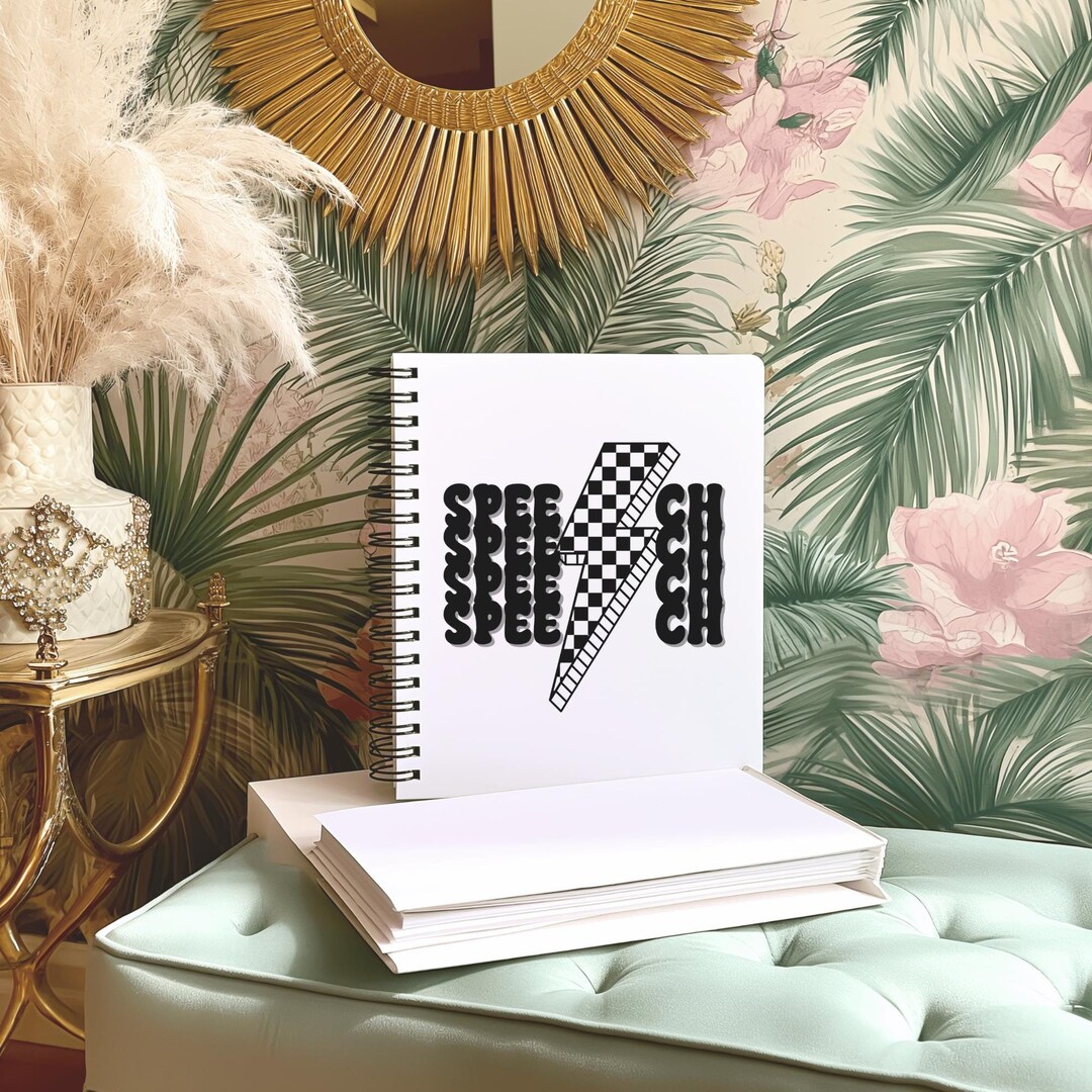 Speech Therapy Notebook, Speech Therapy Gift, Speech Therapists Journal ...