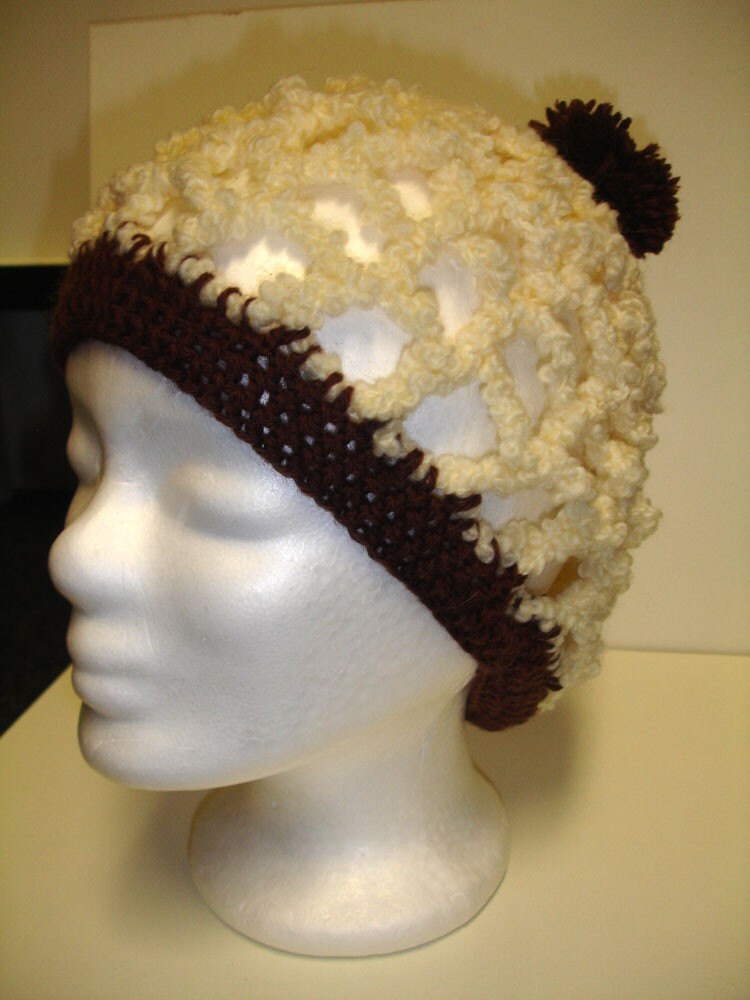 Boucle Hat With Pom Pom Ready to Ship - Etsy