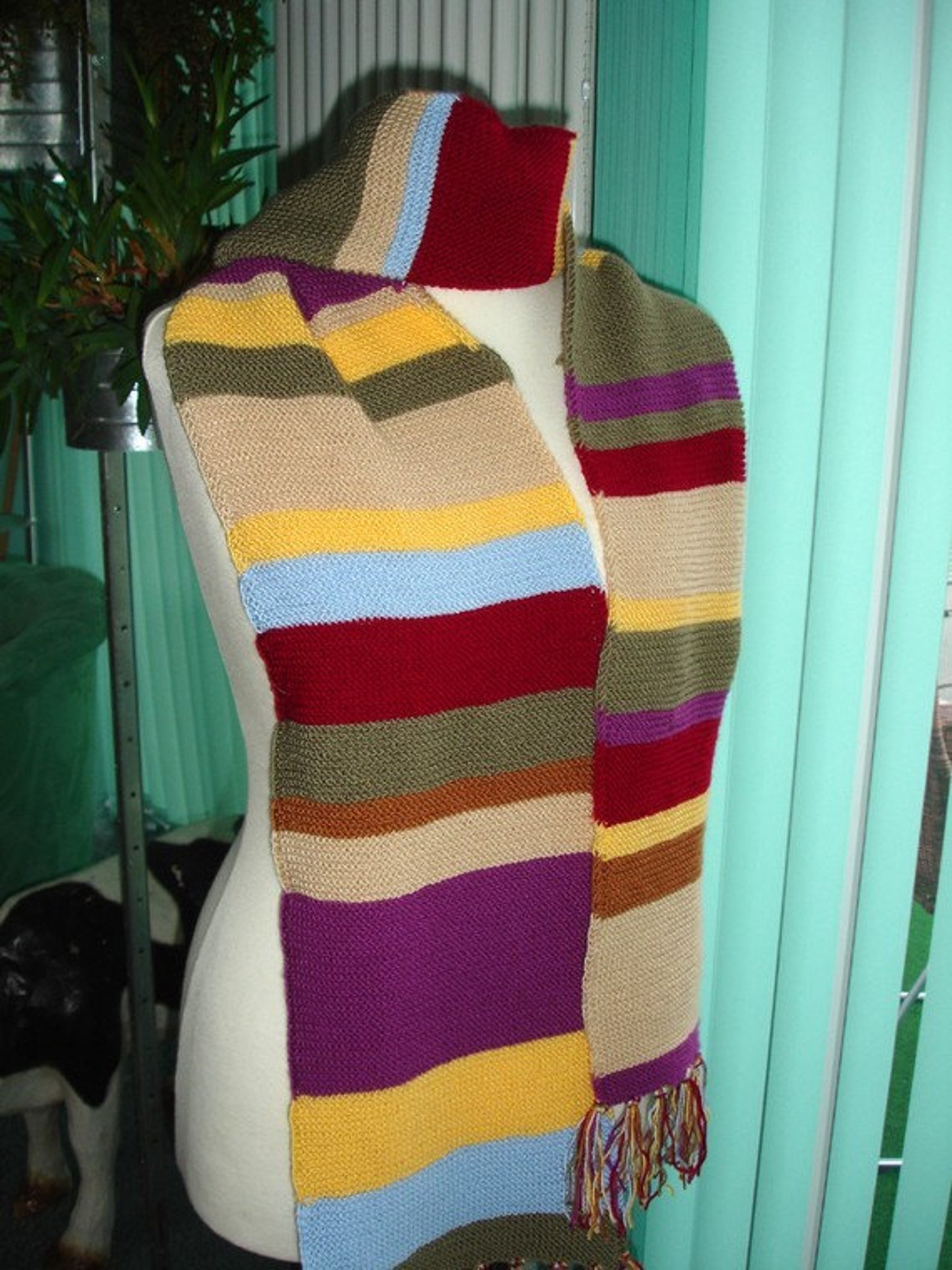 Dr Who Inspired Long Scarf Custom Work - Etsy