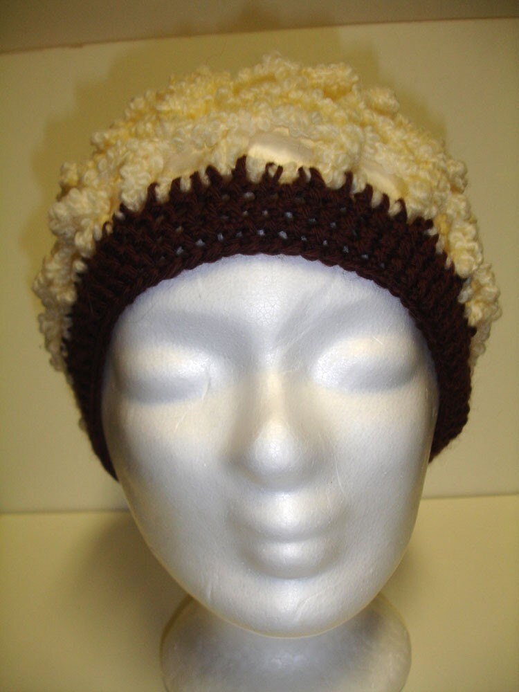 Boucle Hat With Pom Pom Ready to Ship - Etsy
