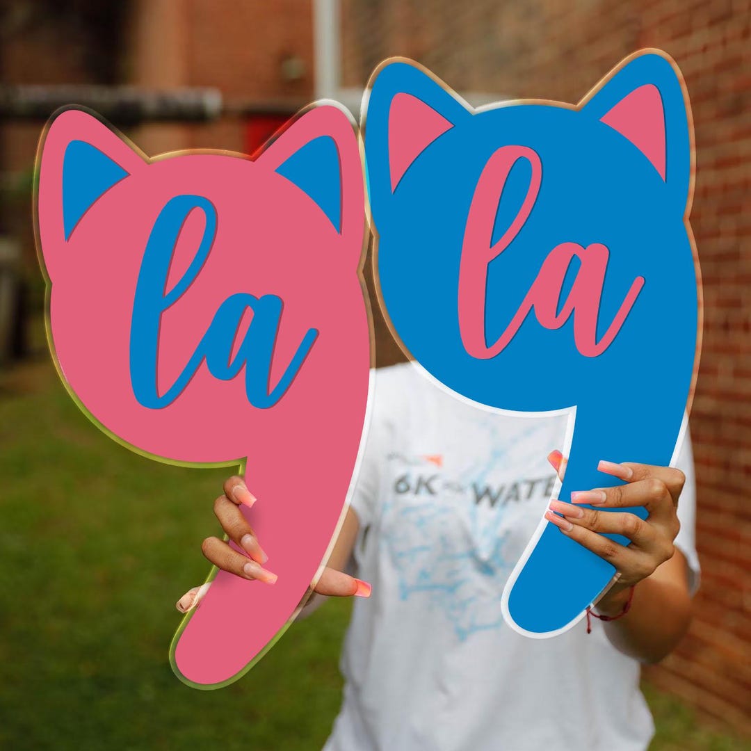 Wooden Comma La Sign for 2024 Election, Vote Harris, Elect President ...