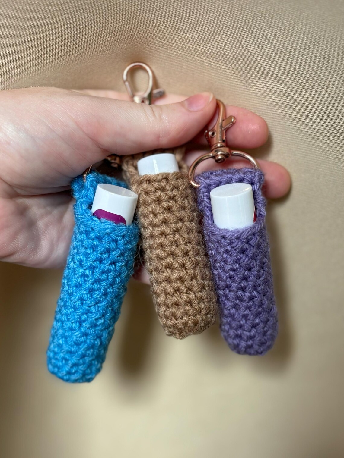 Crochet Chapstick Holders - Etsy