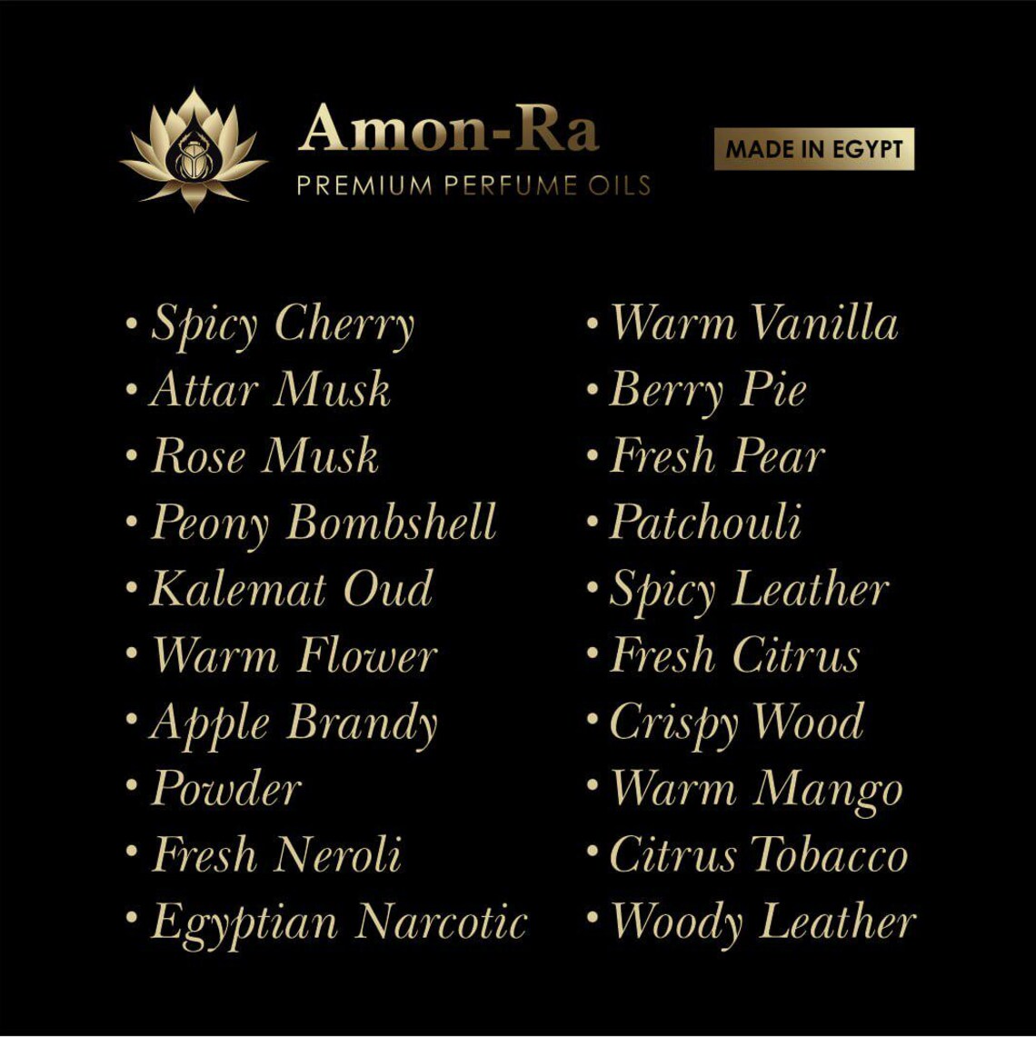 Premium Egyptian Perfume Spray Sample Set (set of 3) – Luxurious ...