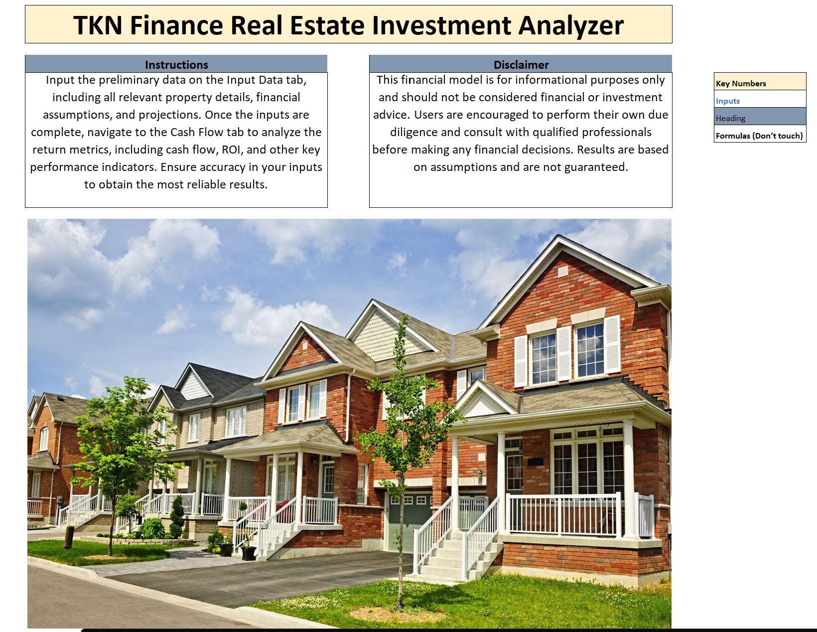 The Ultimate Real Estate Investment Analysis Model - Etsy