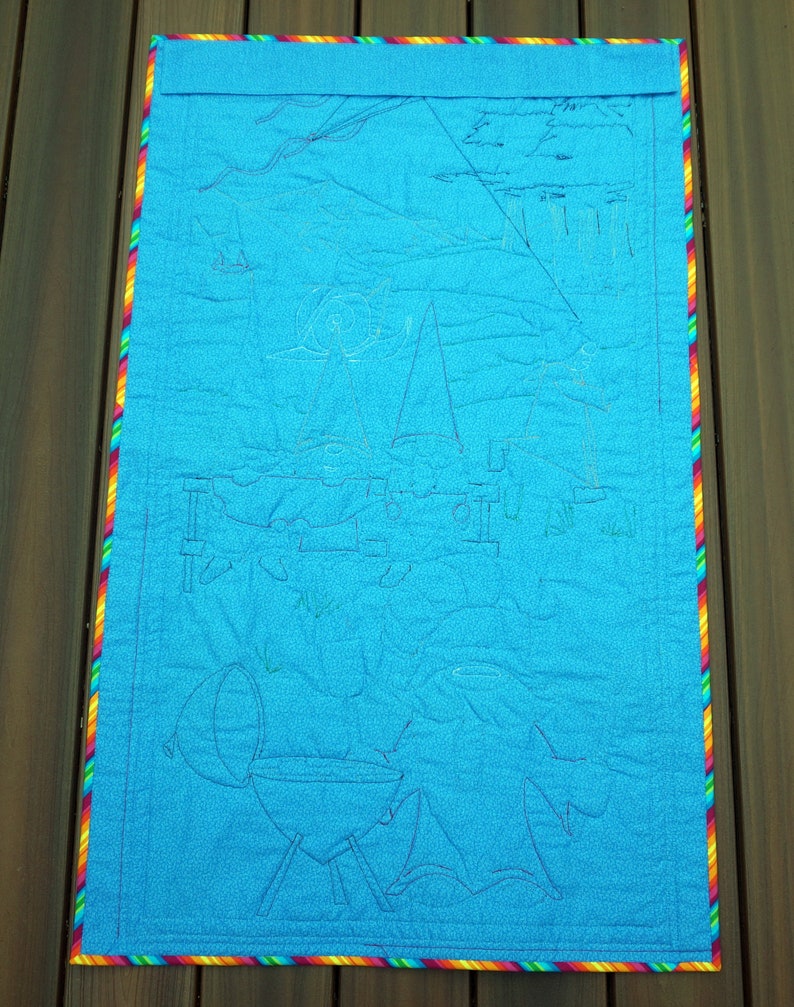 Wall Hanging Quilt Gnome Summer Picnic BBQ Watermelon Kite - Etsy