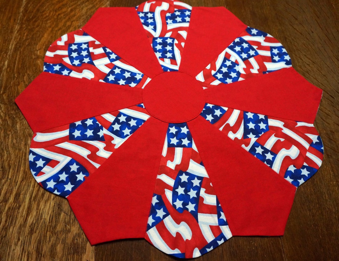 4th of July Patriotic Table Topper, Use for 6 US Holidays, Reverses to ...
