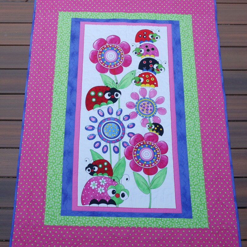 Ladybug Baby Quilt - Etsy