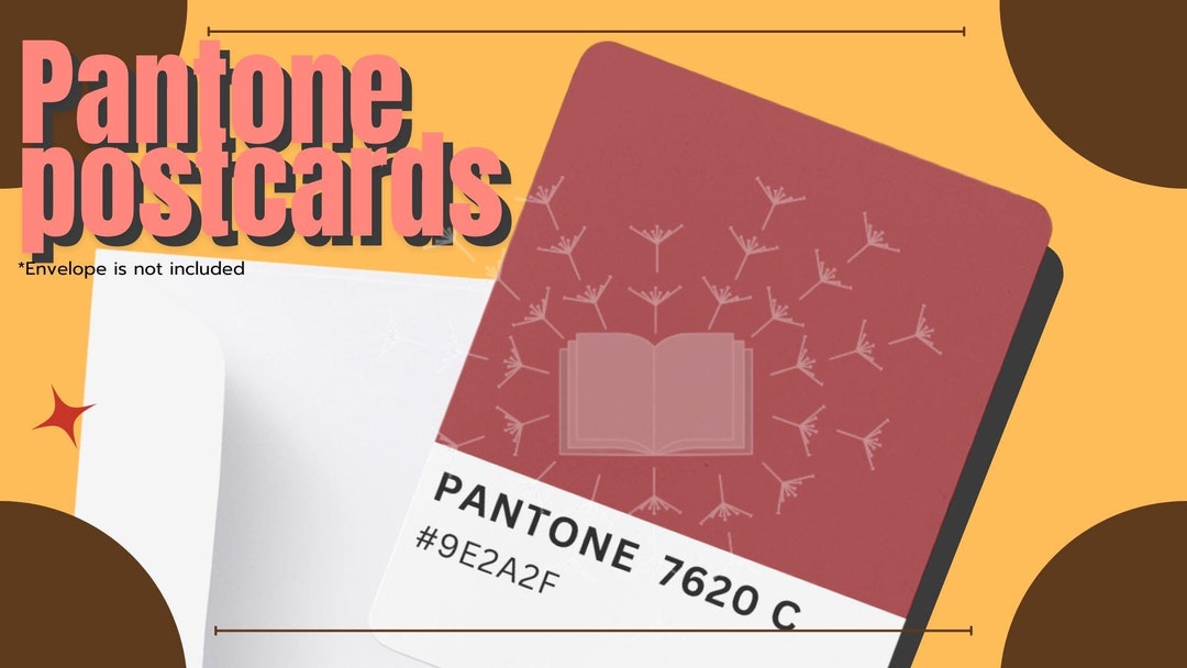 Pantone Cards Printable Postcards Scarlet Spectrum: 40 Timeless Red ...